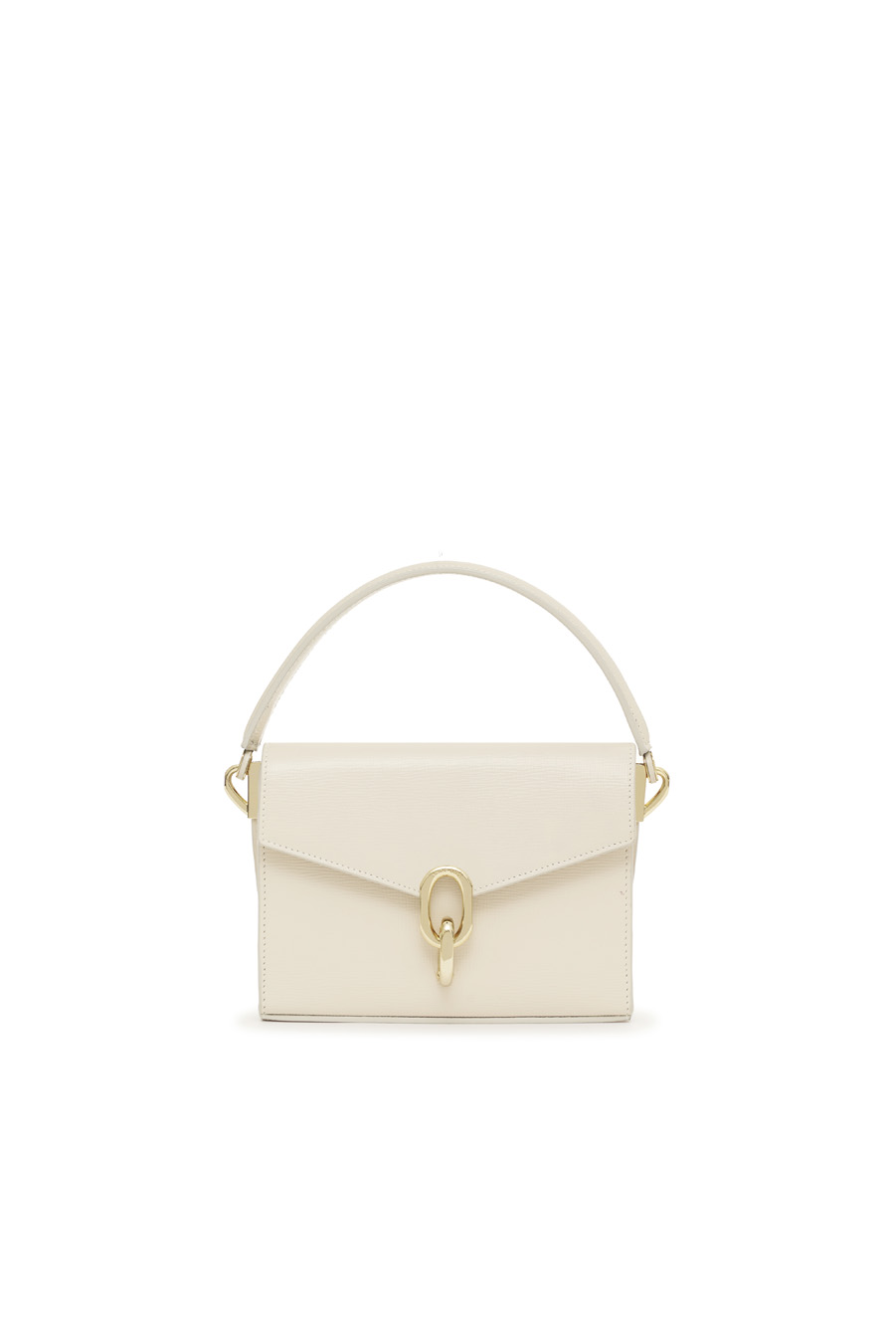 Anine Bing - Mini Collette Bag in Oyster Saffiano – Blond Genius