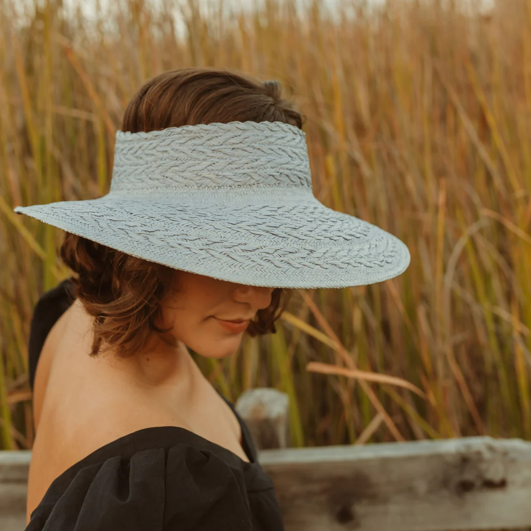 Freya - Redwood Visor in Fog – Blond Genius