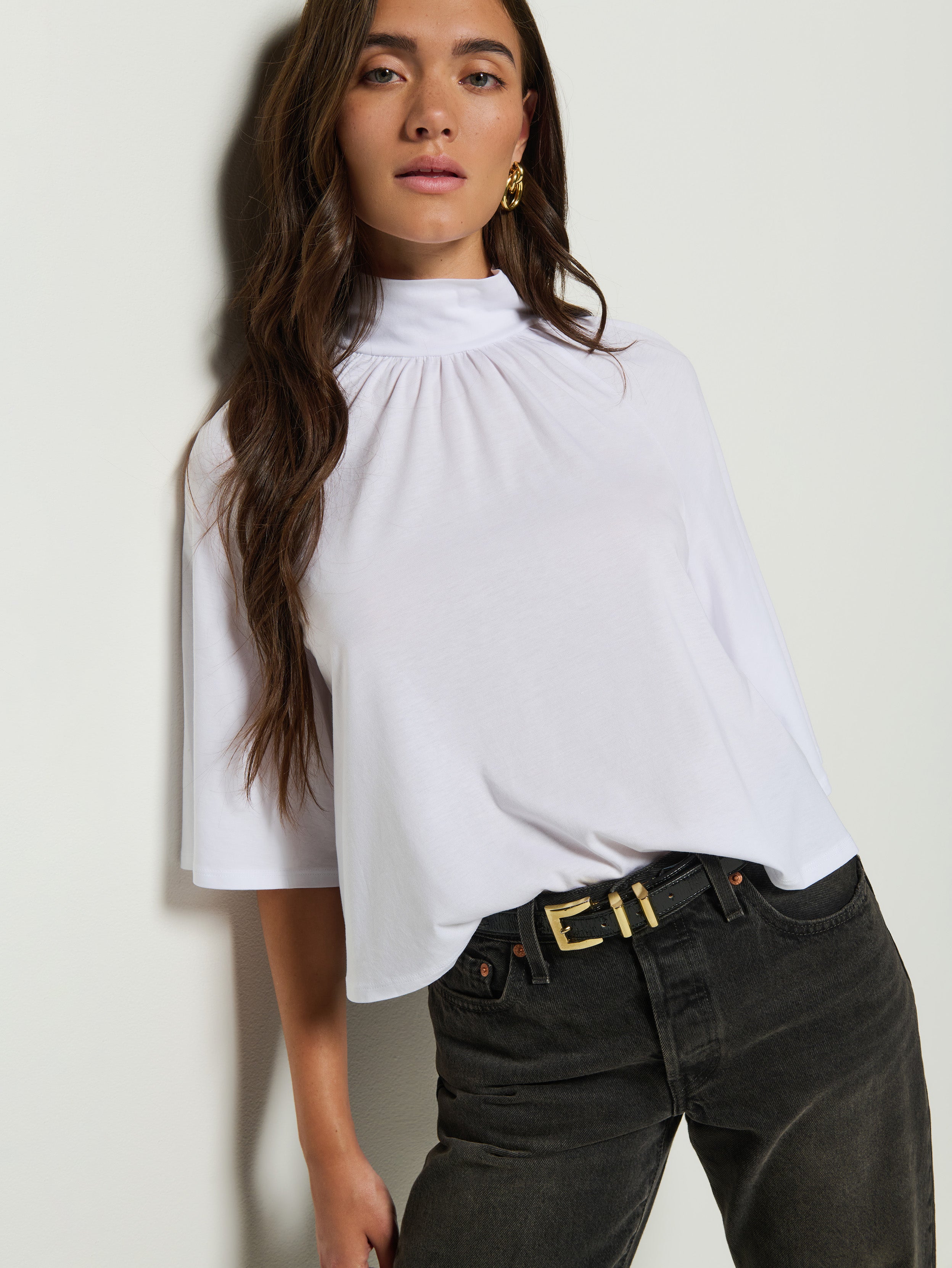 Nation LTD - Bell Top in White – Blond Genius