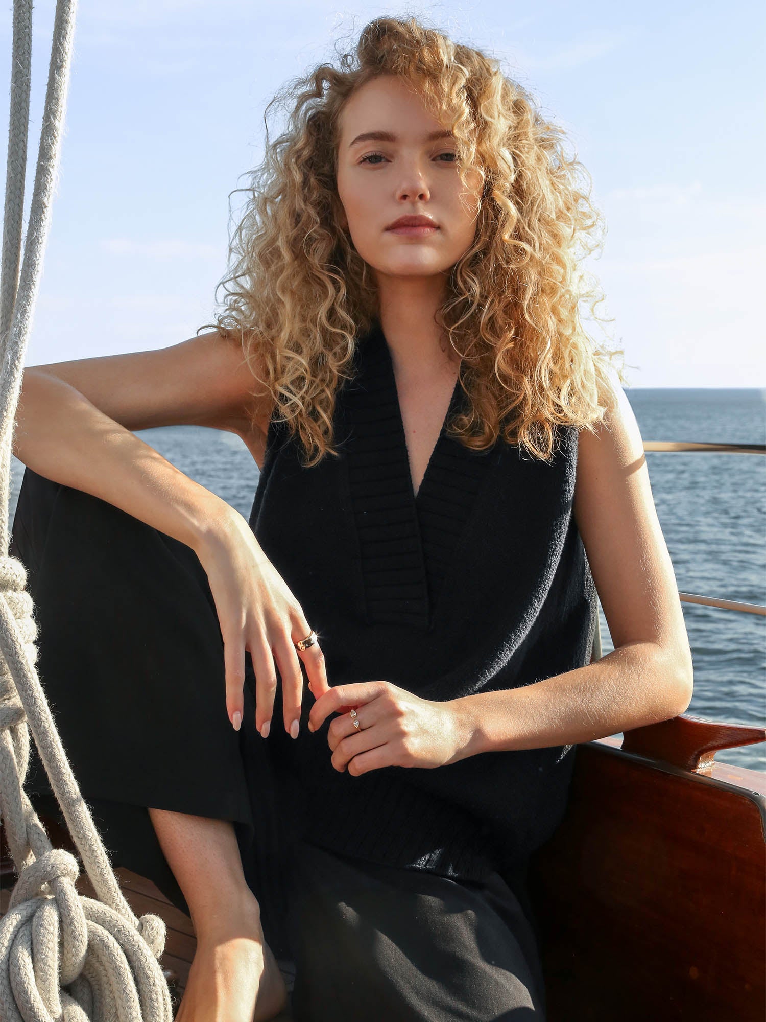 Brochu Walker - Celia Tank - Black Onyx – Blond Genius