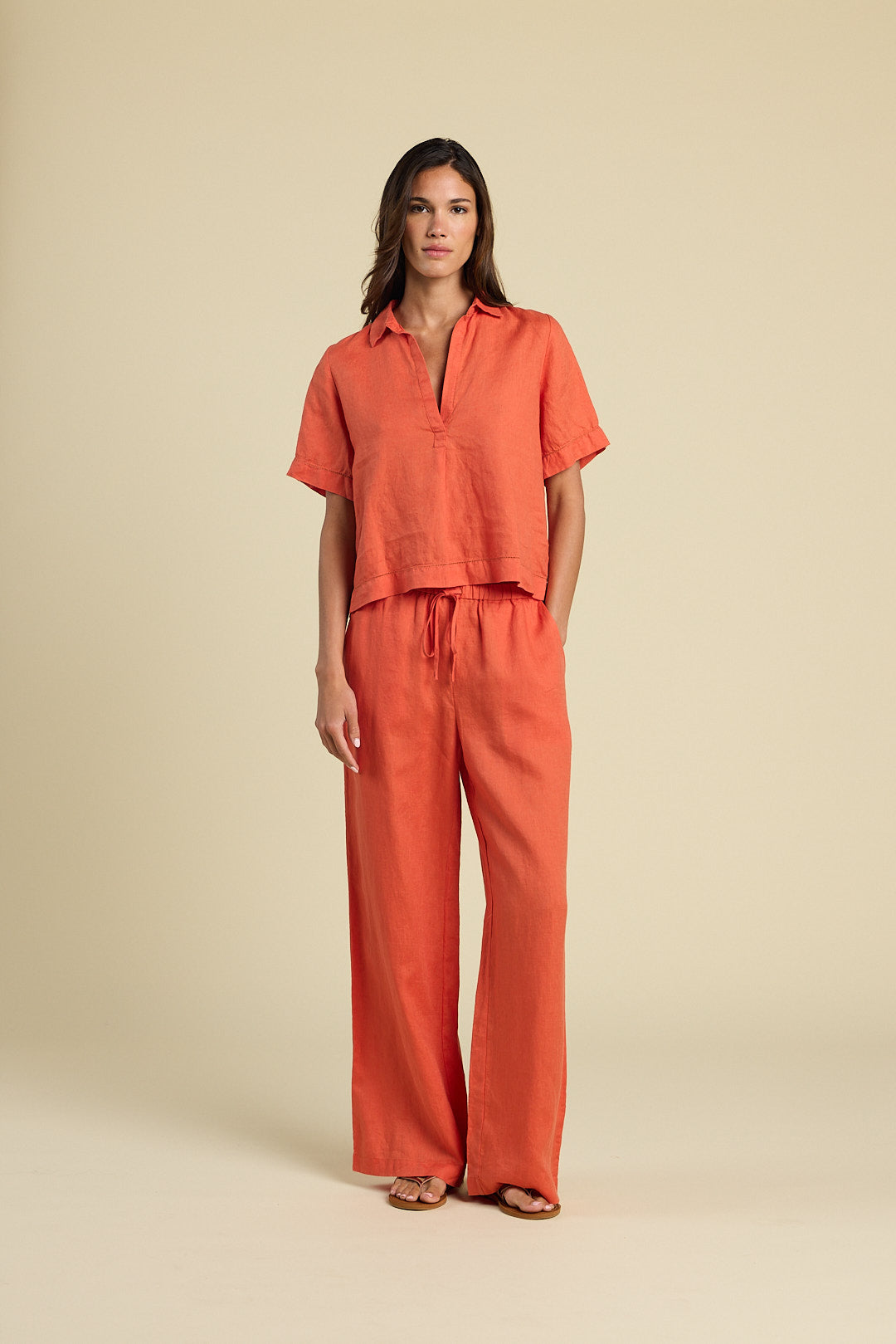 TROVATA - Cora Shirt in Dried Apricot – Blond Genius
