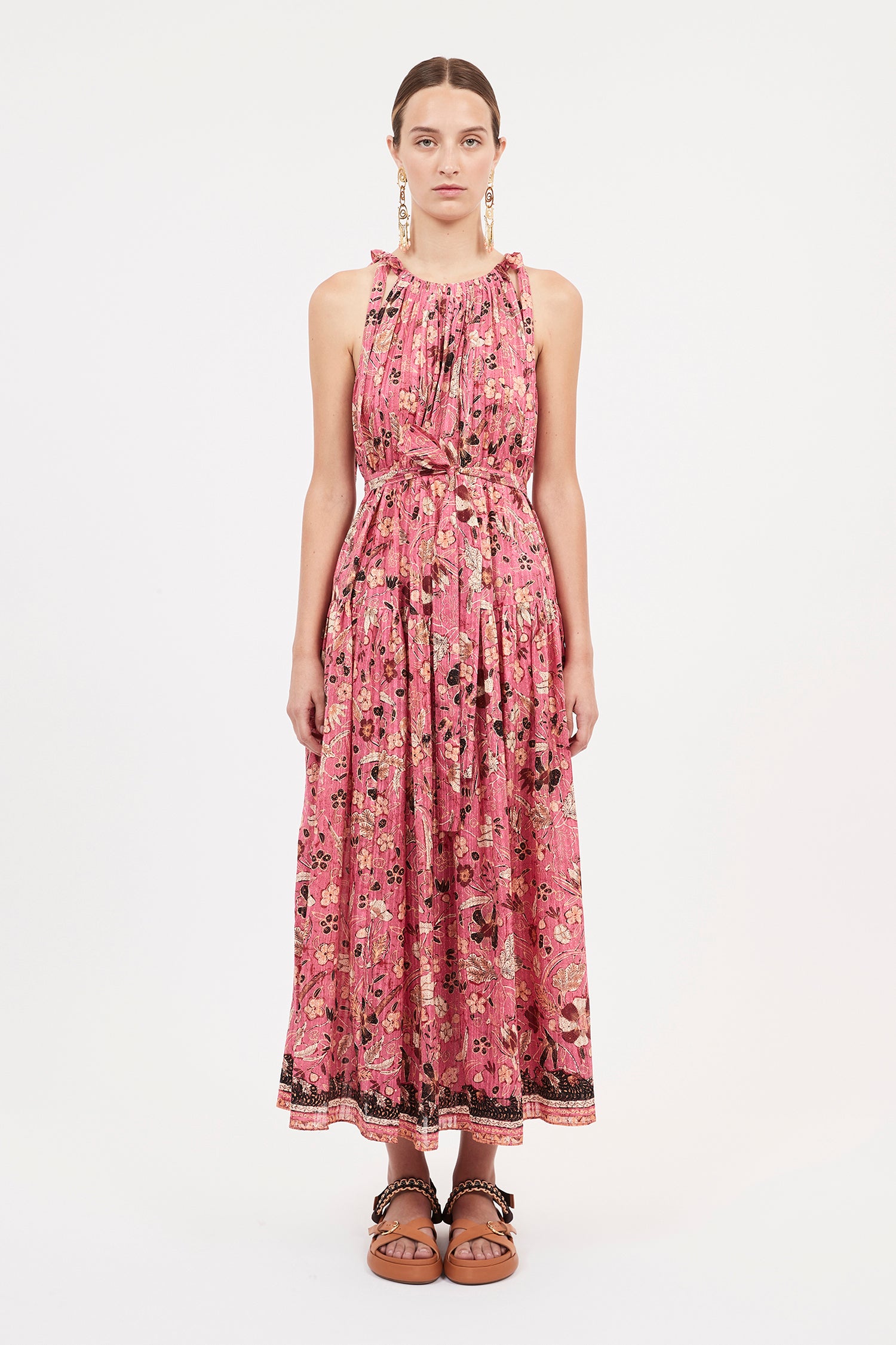 Ulla Johnson - Samar Dress in Hollyhock – Blond Genius
