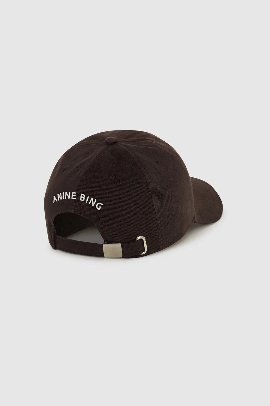Anine Bing - Jeremy AB Baseball Cap in Deep Brown – Blond Genius
