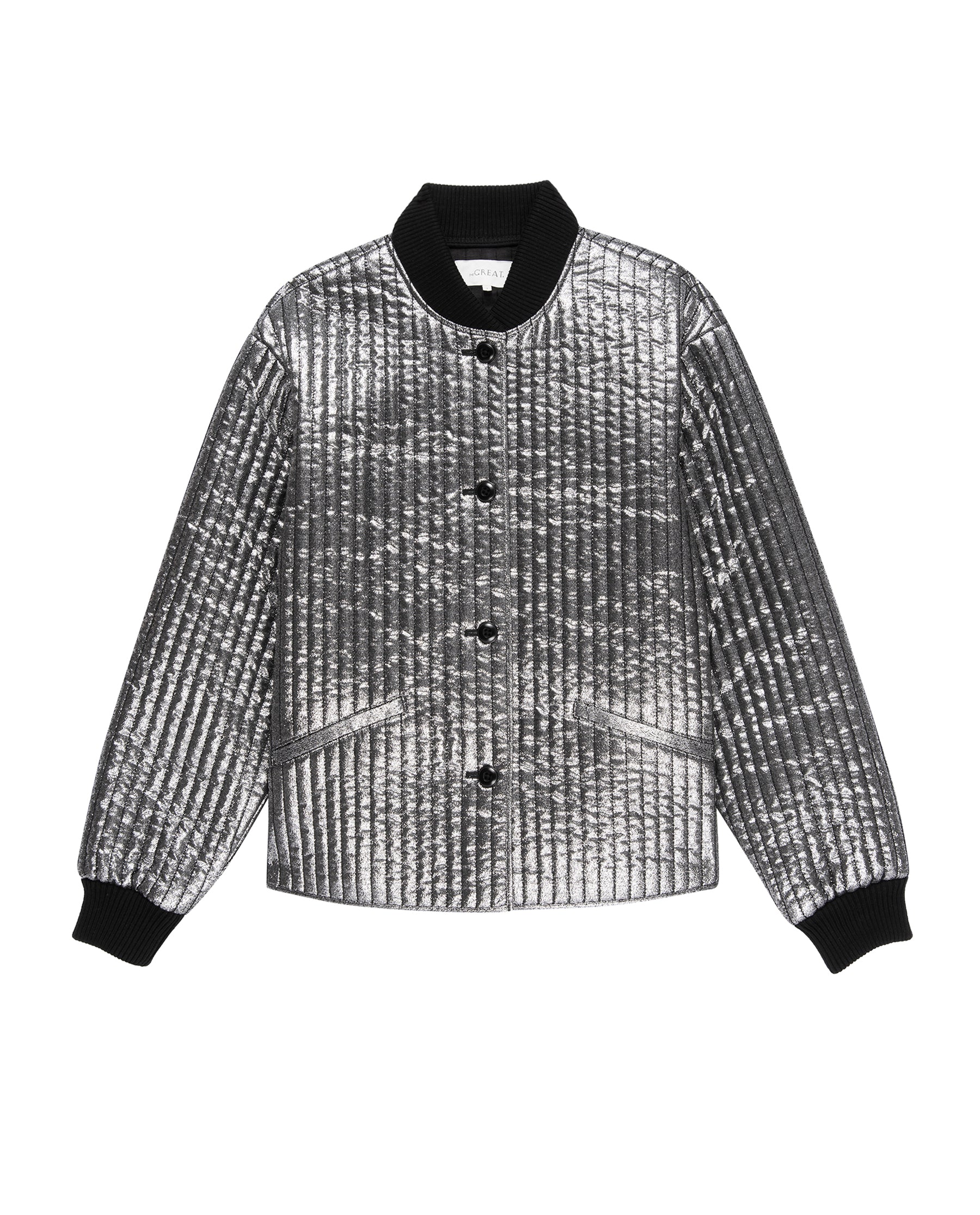 The Great - The Metallic Bomber In Gunmetal – Blond Genius