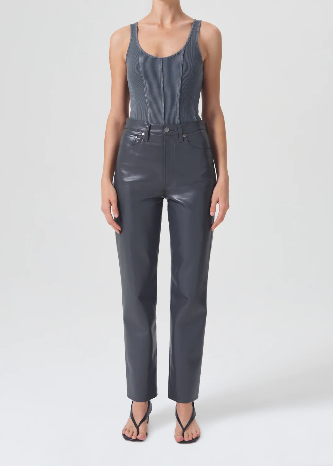 AGOLDE - Elna Bodysuit in Gravity – Blond Genius