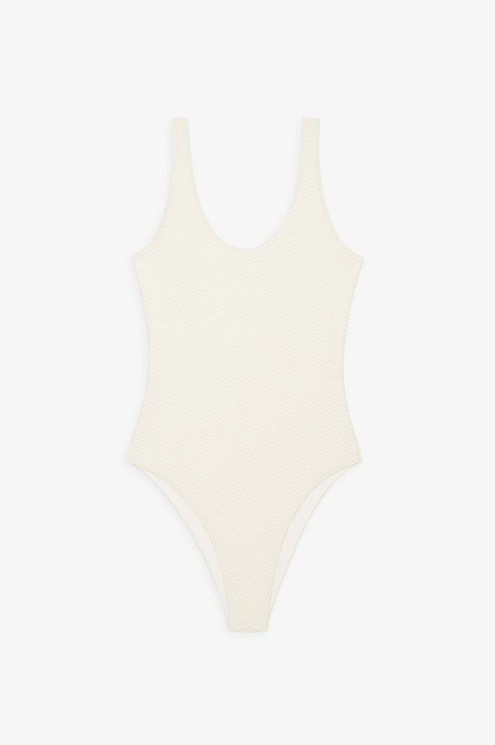 Anine Bing - Jace One Piece in Cream – Blond Genius