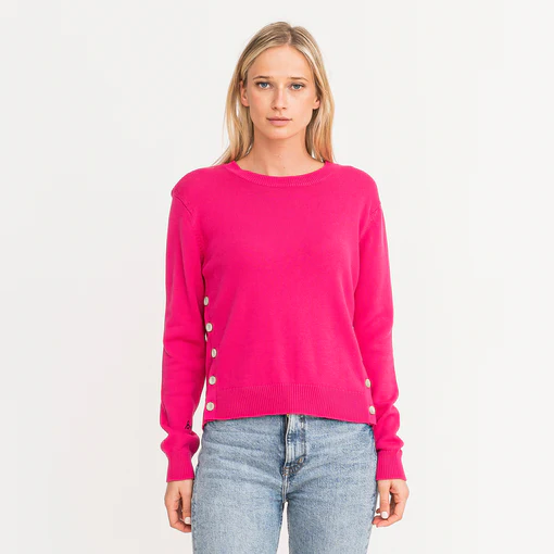 Kerri Rosenthal - Patty Sweater in Electric Pink – Blond Genius
