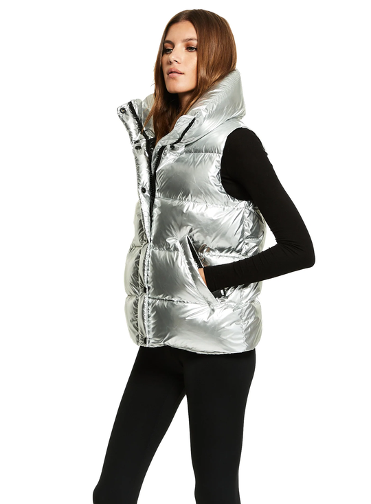 SAM - Simone Vest in Silver – Blond Genius