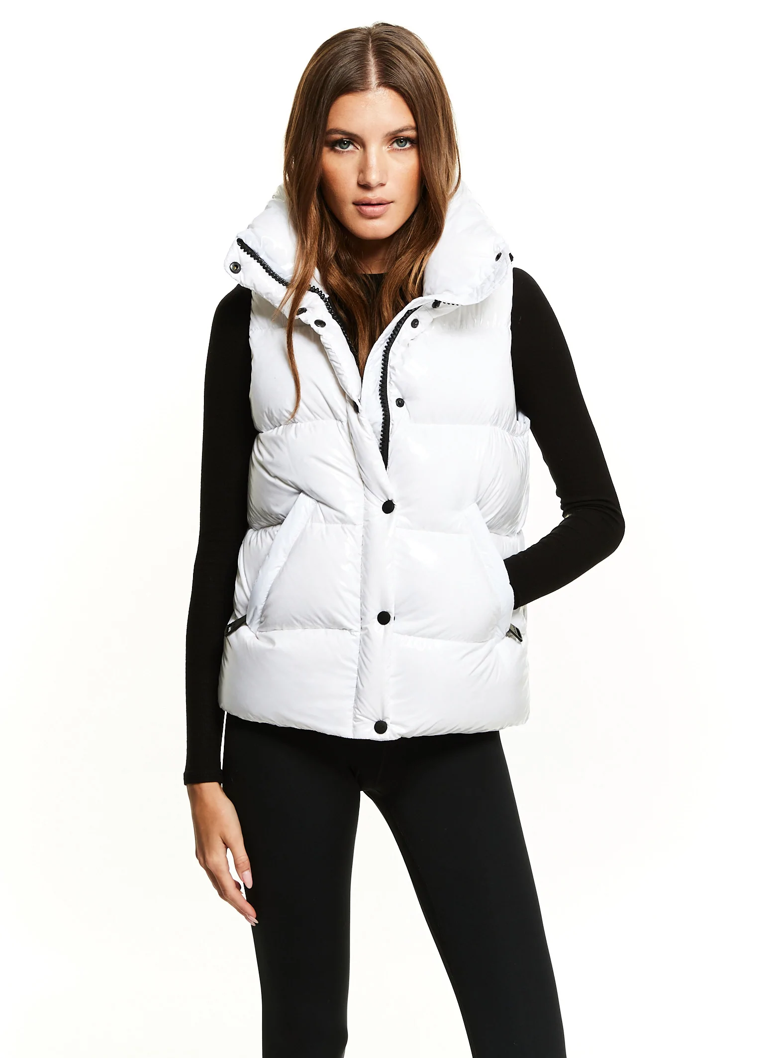 SAM - Simone Vest in Snow – Blond Genius