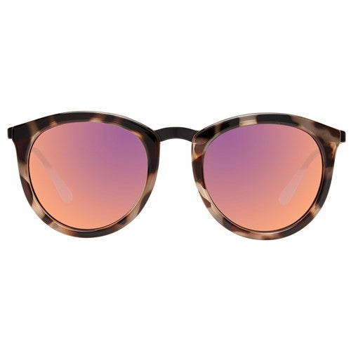 Le Specs No Smirking Volcanic Tort Coral Revo Mirror – Blond Genius
